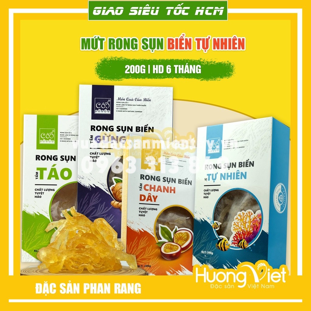 Rong sụn sợi vị chanh dây giòn dai từ Phan Thiết - Đặc Sản miền tây ...